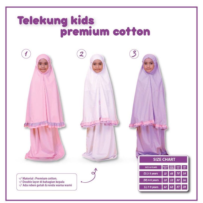 5 Cara Untuk Memilih Telekung Kanak-Kanak - Business Info Malaysia